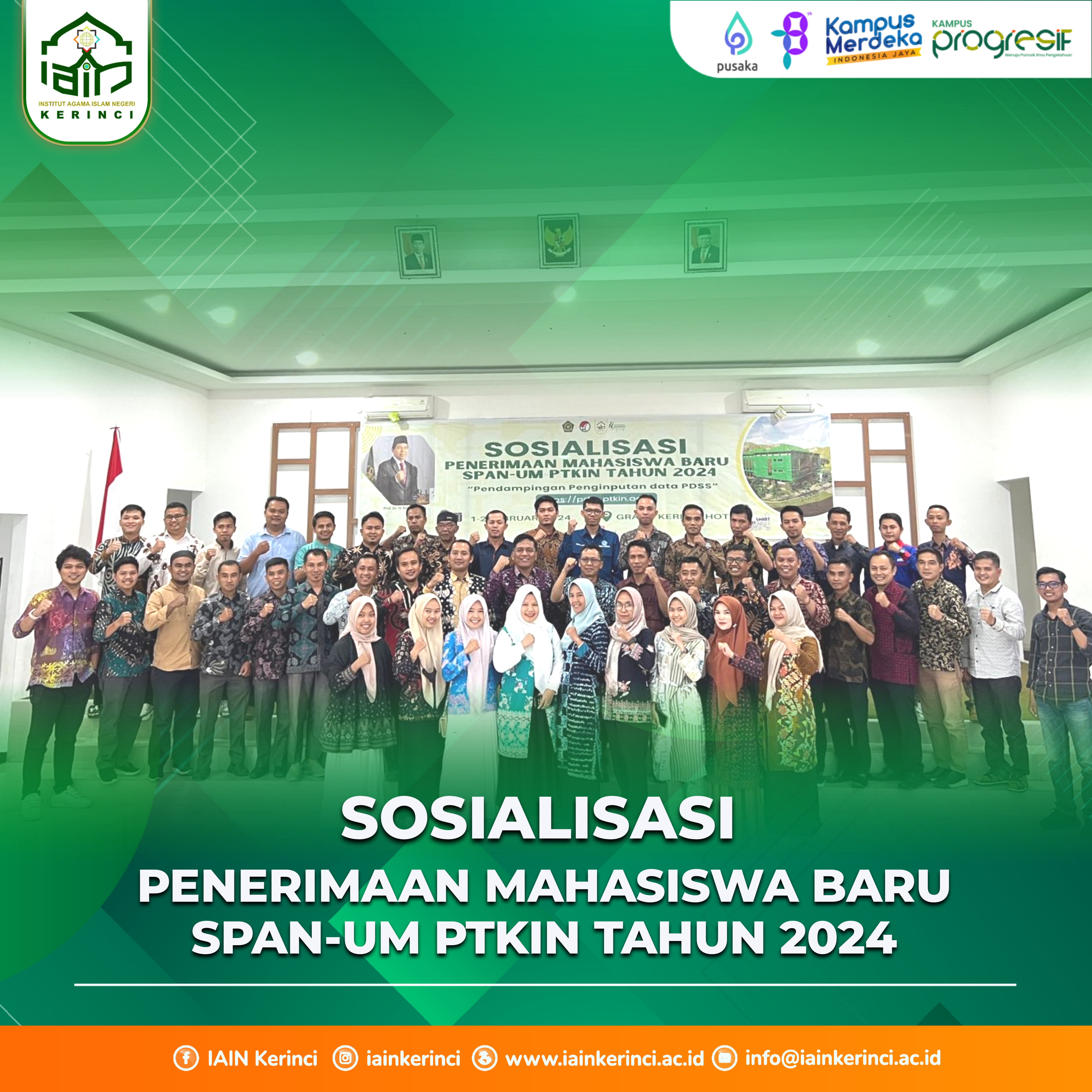 Sosialisasi penerimaan mahasiswa baru SPAN-UM PTKIN Tahun 2024 | IAIN ...
